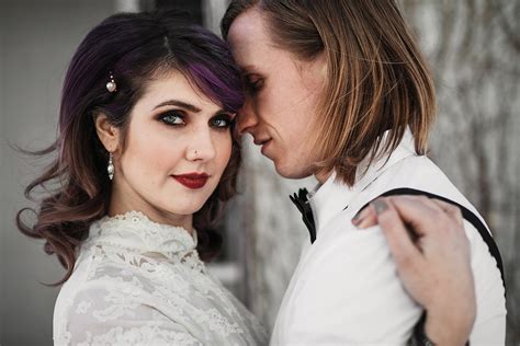 Dan And Sofia Edgy Alternative Wedding Styled Shoot Minneapolis Mn Brianna Lane Photography