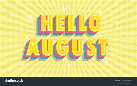 6 889 August Words Stock Vectors And Vector Art Shutterstock