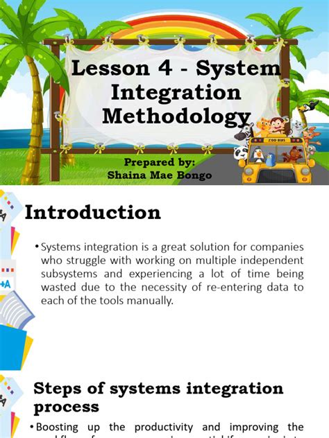 Lesson4 System Integration Methodology Pdf Software Testing
