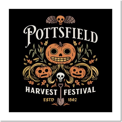 Pottsfield Harvest Festival Wall And Art Print Pottsfield Pumpkin