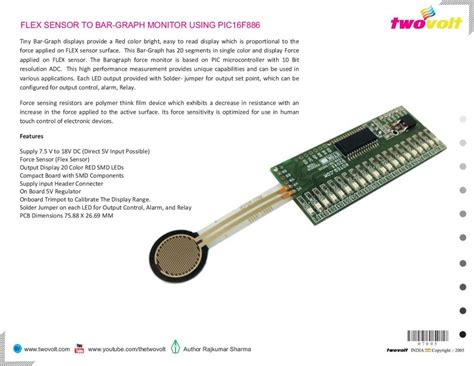 Flex Sensor To Bar Graph Monitor Electronics