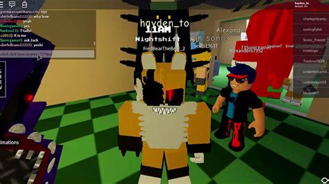 Roblox Five Nights At Sonics The Ultimate Roleplay Pr2 Youtube