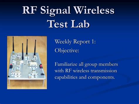 Ppt Rf Signal Wireless Test Lab Powerpoint Presentation Free