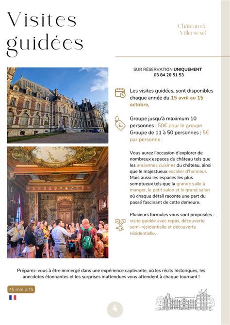 Brochure Visite Chateau De Villersexel