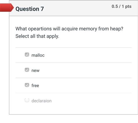 solved et question 11 0 1 pts we need to write a destructor