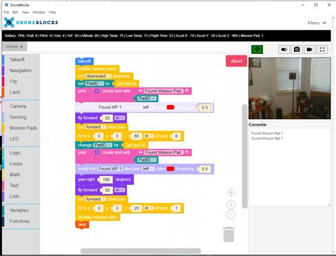 Robomaster Tt Led And Opencv Control Tello Coding Droneblocks Drone