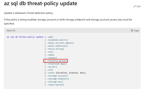 Missing Parameter Explanation · Issue 20791 · Azureazure Cli · Github