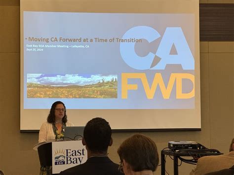 East Bay Economic Development Alliance And Keynote Kate Gordon Of