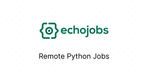 2338 Remote Python Jobs Rsoftwareengineerjobs