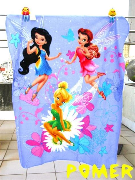 Pomer美國迪士尼絕版正品 Disney 小飛俠彼得潘 小精靈 小叮鈴 娃娃玩偶毛毯 懶人毯 超值兩件組禮物 Yahoo拍賣