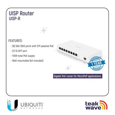 Jual Ubiquiti Uisp Router Uisp R Gigabit Poe Router Teakwave