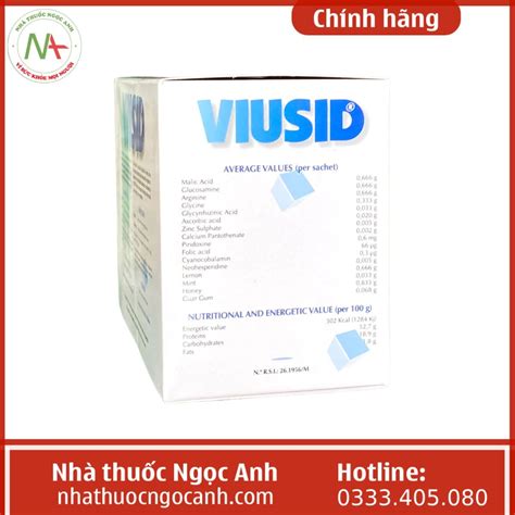 Bột Uống Viusid Hỗ Trợ Cải Thiện Và Tăng Cường Chức Năng Gan