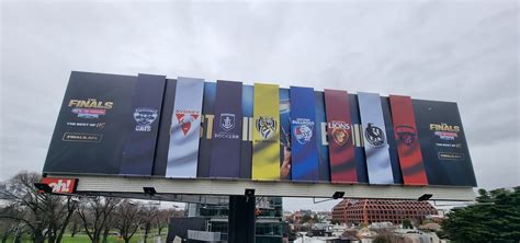 Oohmedias Poly Creates Bespoke Afl Spectacular To Celebrate Afl Finals Series Bandt