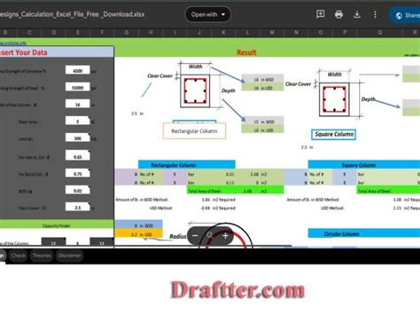 Pile Estimate Excel Sheet Download Draftter