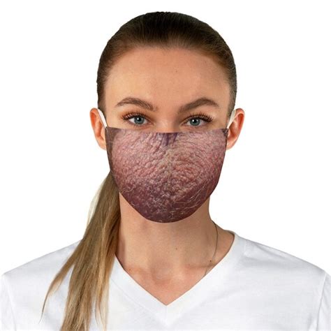 Hairy Nut Sack Fabric Face Mask Etsy