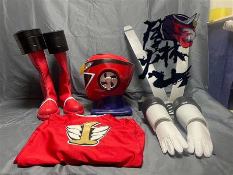Power Rangers Rpm Operator Series Red Full Set Cosplay Costume Custom