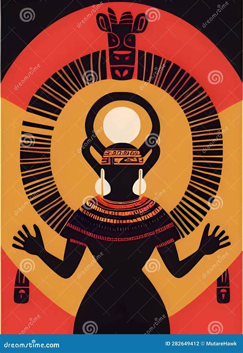 Illustrazione Vettoriale Di Unantica Persona In Silhouette Nera Su