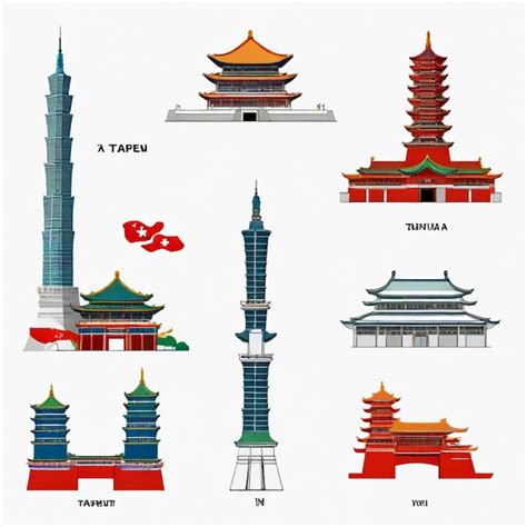 A Picture Of A Chinese Building With A Chinese Symbol On It Premium