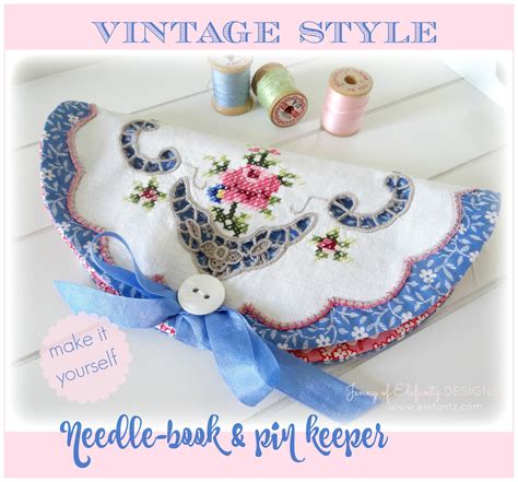 Jenny Of Elefantz Tutorial Vintage Style Needle Book