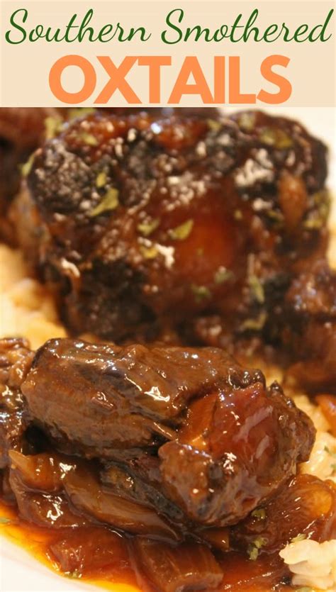 Southern Smothered Oxtails Recipe For Slowcooker
