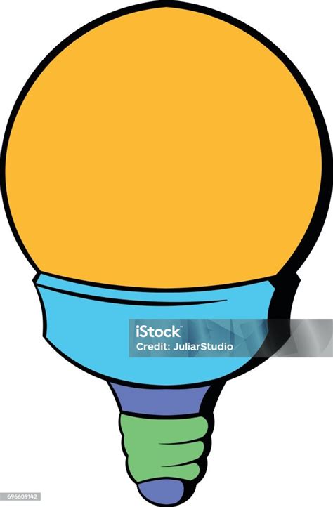 Kartun Ikon Bohlam Ilustrasi Stok Unduh Gambar Sekarang Bahan Bakar Dan Pembangkit Listrik