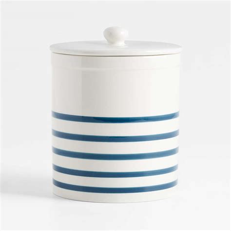 Maeve Striped Large Canister Crate And Barrel