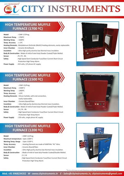 Electric Fix Microprocessor Pid Controlled Muffle Furnace 50 At ₹ 246500 In Faridabad