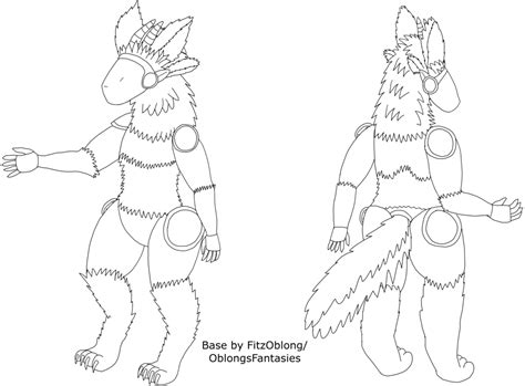 Protogen Base By Fitzoblongoblongsfantasies — Weasyl