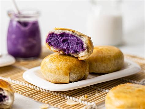 Ube Hopia Cakes Filipino Purple Yam Pastries Foodaciously