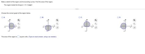 solved make a sketch of the region and its bounding curves