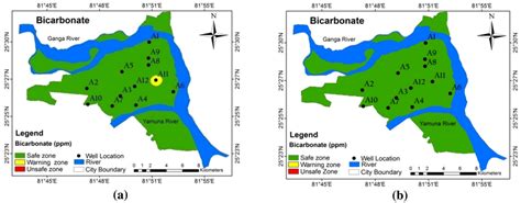 Spatial Distribution Of Bicarbonate Concentration During A Pre And