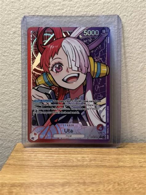 One Piece Wings Of The Captain Uta Op06 001 Leader Alt Art Inglese Eur
