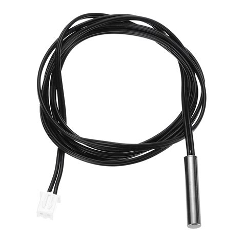 Uxcell 1 Pcs 50k Ntc Thermal Sensor Probe Stainless Steel Sensitive Temperature Sensor Probe 39