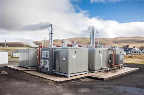 Premium Ai Image Geothermal Energy System Providing Heat And Hot