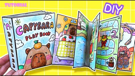 Tutorial Capybara Squishy Book Diy Gamebook Paperdiy Quietbook
