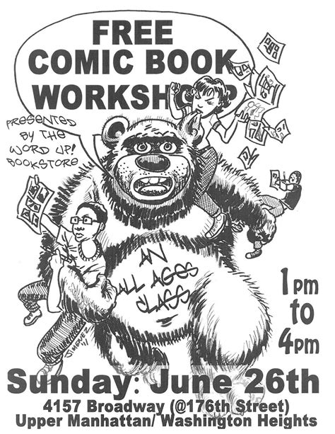 The Random Robot Free Comic Book Classes In Washington Heights