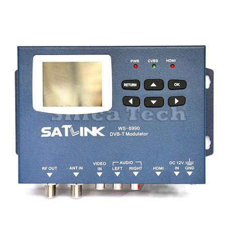 Satlink Meter 1ch Dvb T Modulator Av Input Hdmi Terrestrial Finder 24