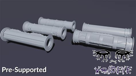 🎲 Industrialsci Fi Pipes Pack 2・ 3d File For 3d Printing・cults
