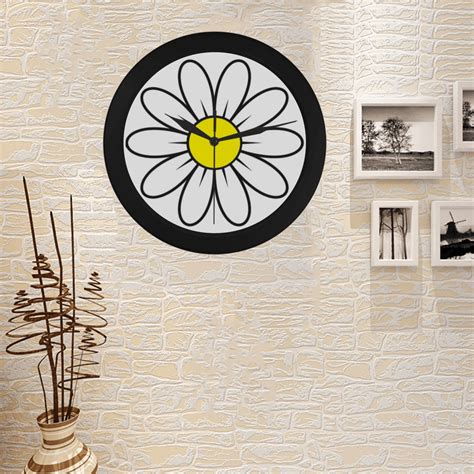 Daisy Circular Plastic Wall Clock Id D6490242