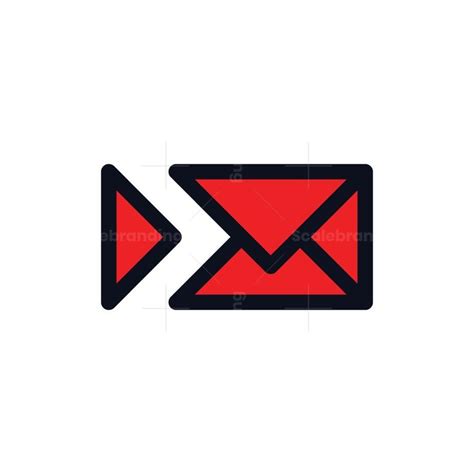 Video Mail Logo Mail Logos Gmail Logo Minimalist Design Modern Email Logo Design