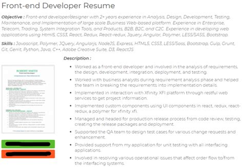 React And Nodejs Developer Resume Samples React Resumes
