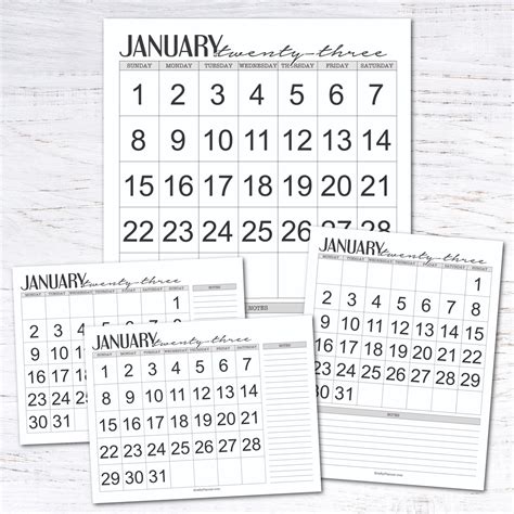 2013 Yearly Calendar Large Printable Free Printable Calendar