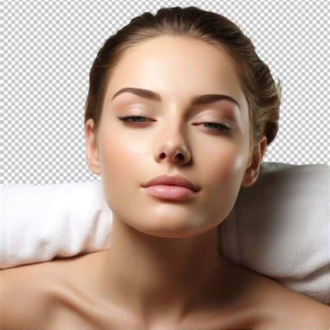 Premium Psd A Woman With A Nose Ring On Her Nose