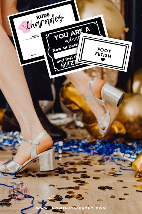 18 Charades And Pictionary Game Ladies Night Printable Instant Downloa Now Thats Peachy