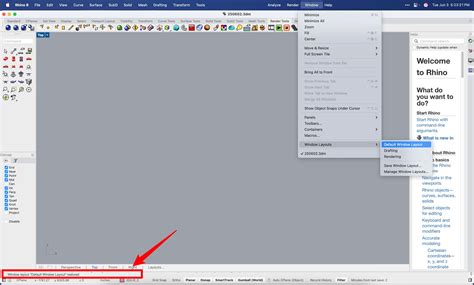 Mac Rhino Defalt Window Layout Brings Command History To The Bottom