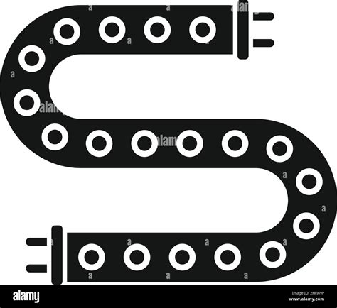 Border Led Strip Icon Simple Vector Diode Light Module Chip Stock Vector Image And Art Alamy