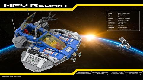 The Mpv Reliant A Neo Classic Space Creation In Bricklinks Designer