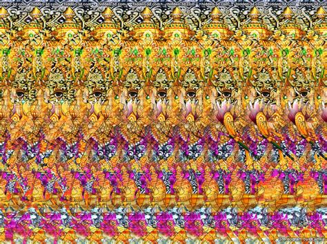 Commission Works Stereogram Gallery Ganesh Fragment 1 Stereogram
