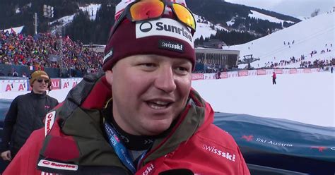 Ski Alpin Valentin Crettaz Lentraineur Du Team Suisse Est Fier De