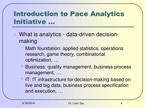 Ppt Pace University Analytics Initiative Powerpoint Presentation